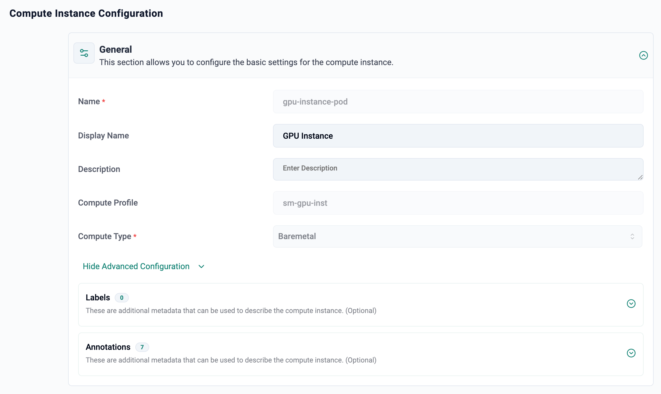 Managed Compute Instances - Rafay Product Documentation