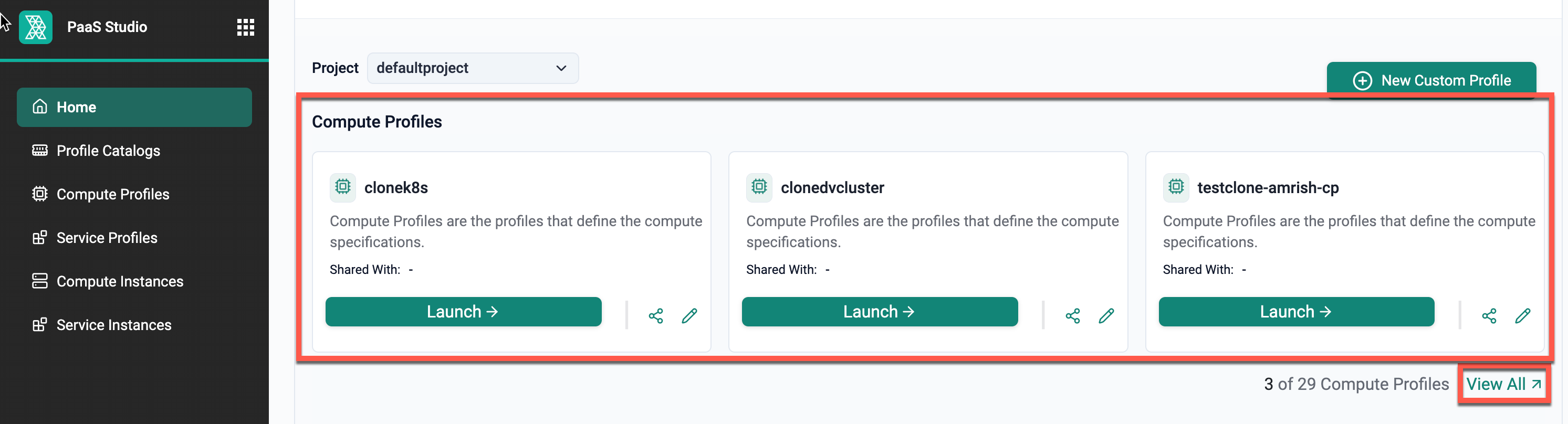 Compute Profiles - Rafay Product Documentation