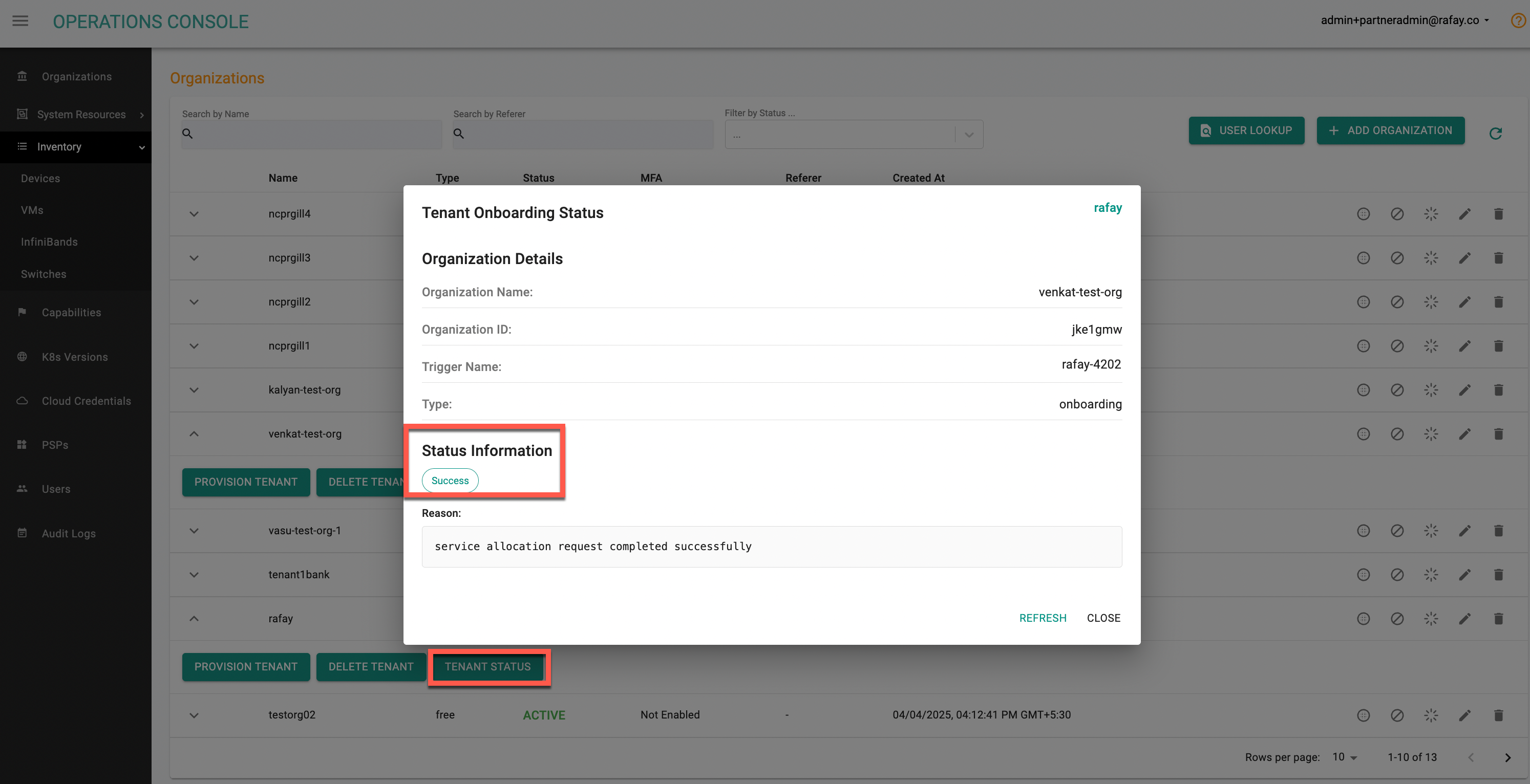 Tenant Onboarding Automation for NCP Environments - Rafay Product Documentation