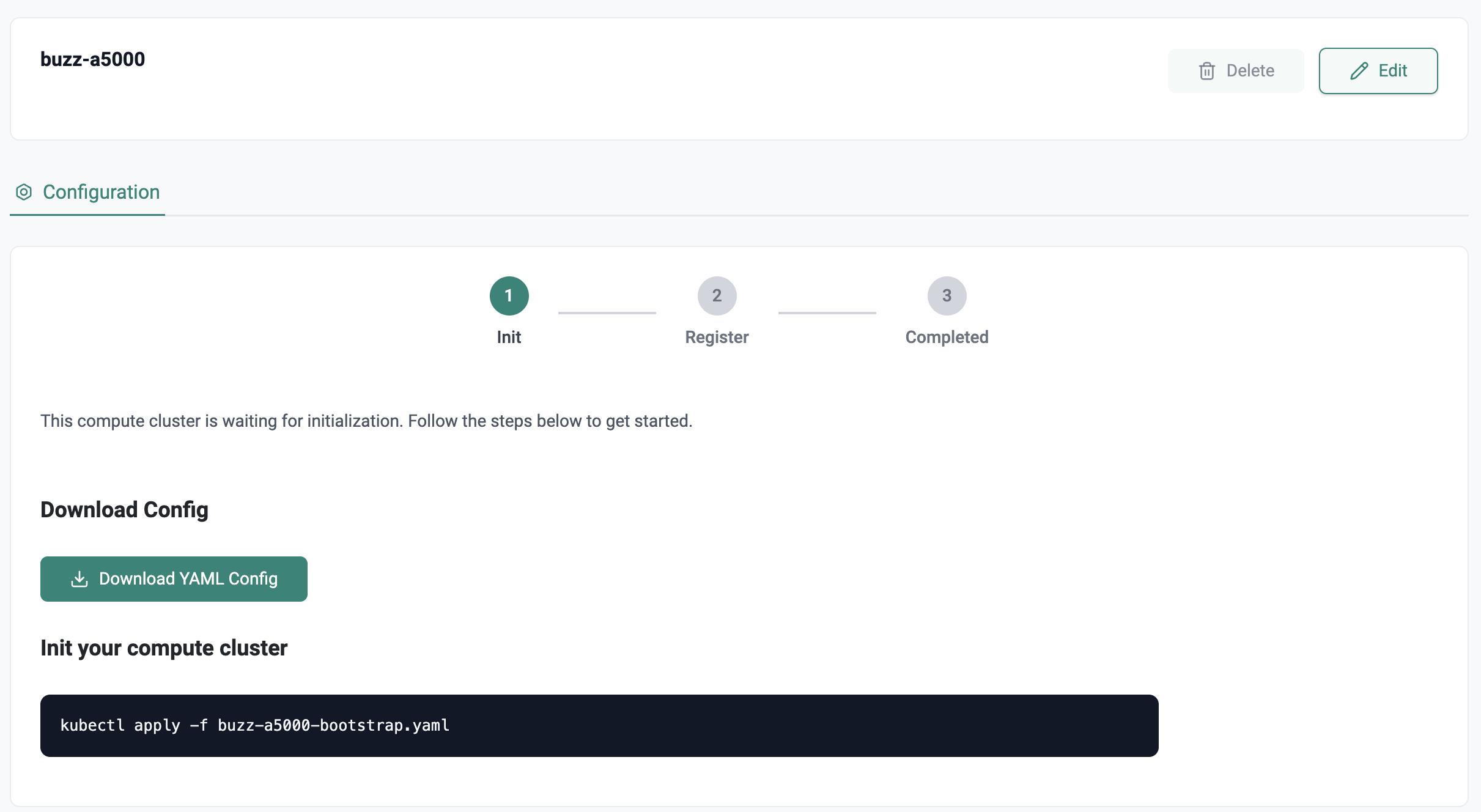 Compute Cluster - Rafay Product Documentation