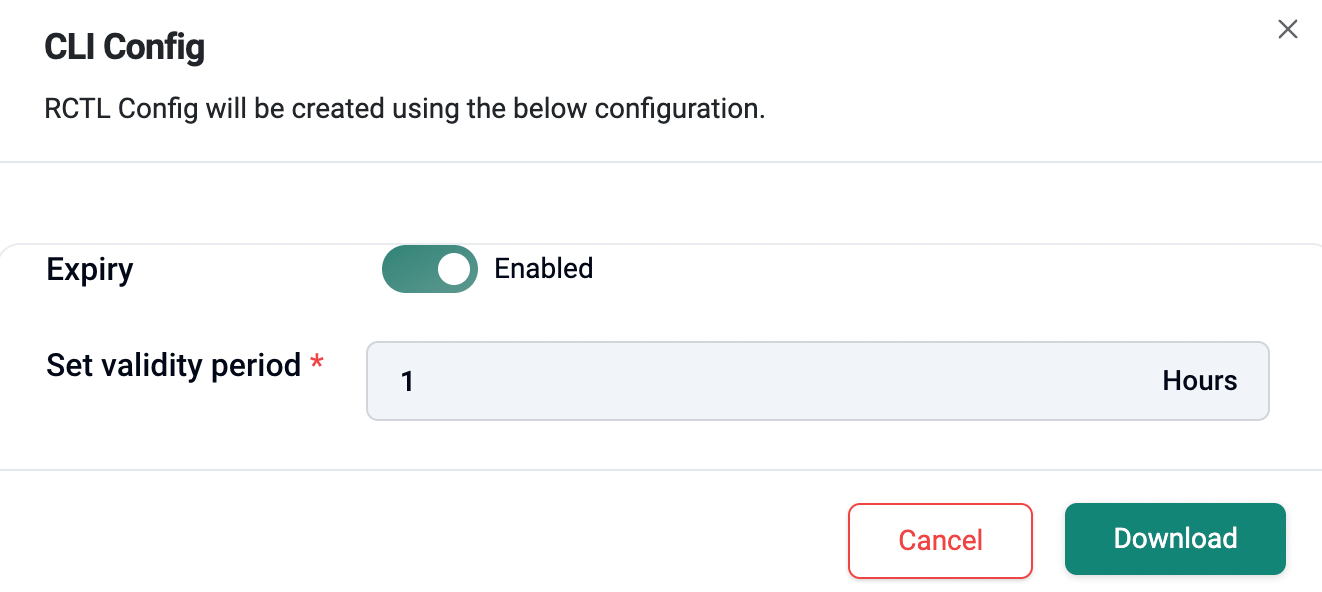 KOP CLI - Config - Rafay Product Documentation