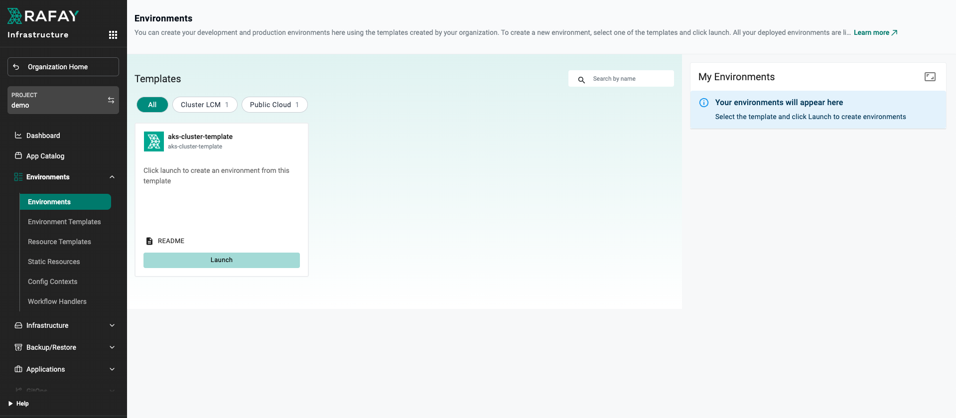 System Azure AKS Template - Rafay Product Documentation