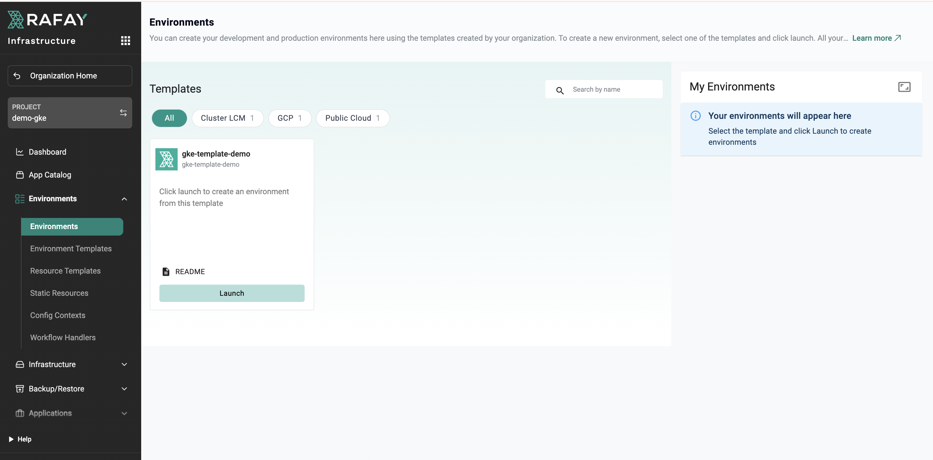 System GKE Autopilot Template - Rafay Product Documentation